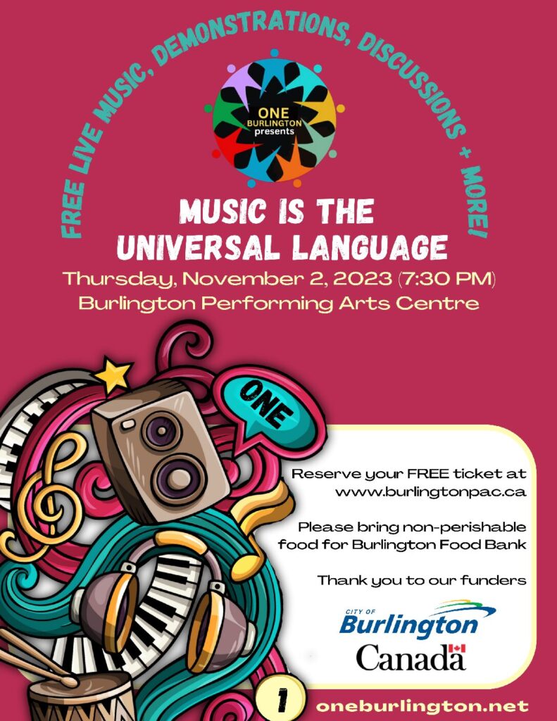 ONE BURLINGTON CELEBRATES “MUSIC IS THE UNIVERSAL LANGUAGE” AT ...